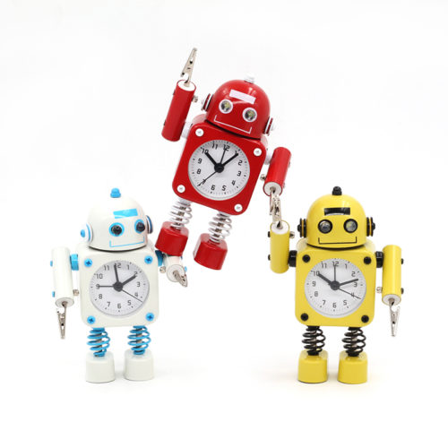 Non-Ticking Robot Alarm Clock - Betus