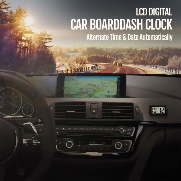 Car Dashboard Digital Clock