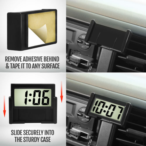 Car Dashboard Digital Clock