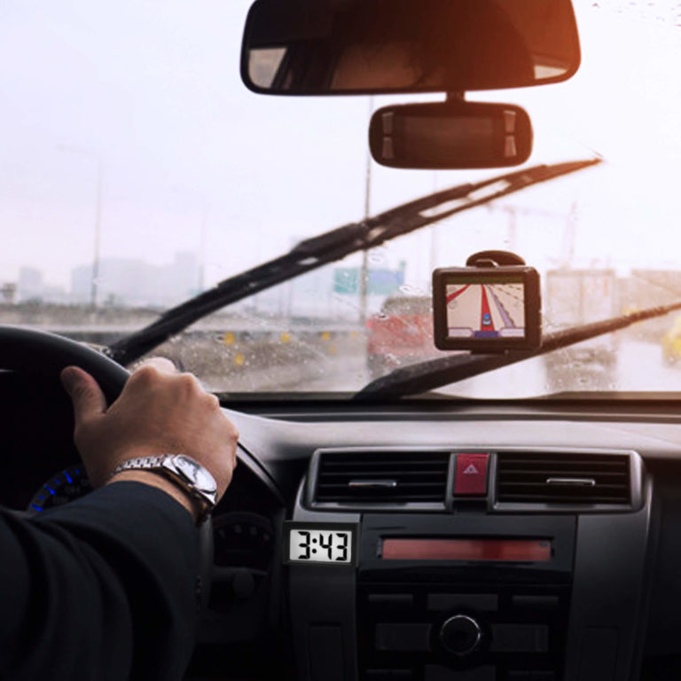 Car Dashboard Digital Clock